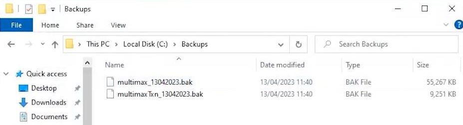 Databases Backup Through SQL Server Management Studio – AMAG Technology