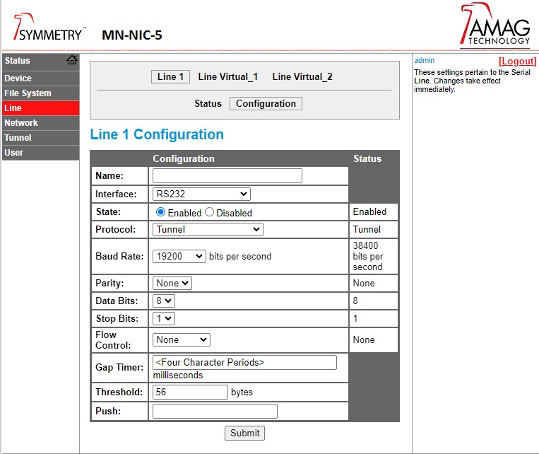 How to Configure a MN-NIC-5 Module – AMAG Technology