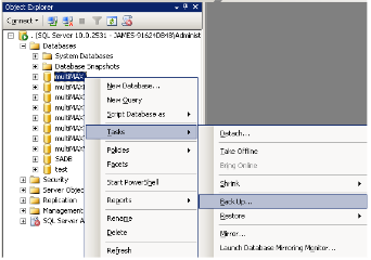 How to create a Back-up of the Symmetry Databases – AMAG Technology
